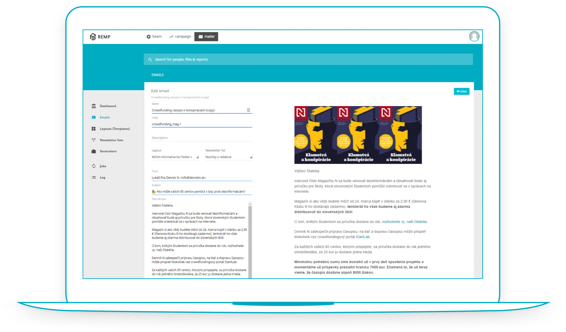 REMP - free, open-source software for selling subscriptions. Analytics ...
